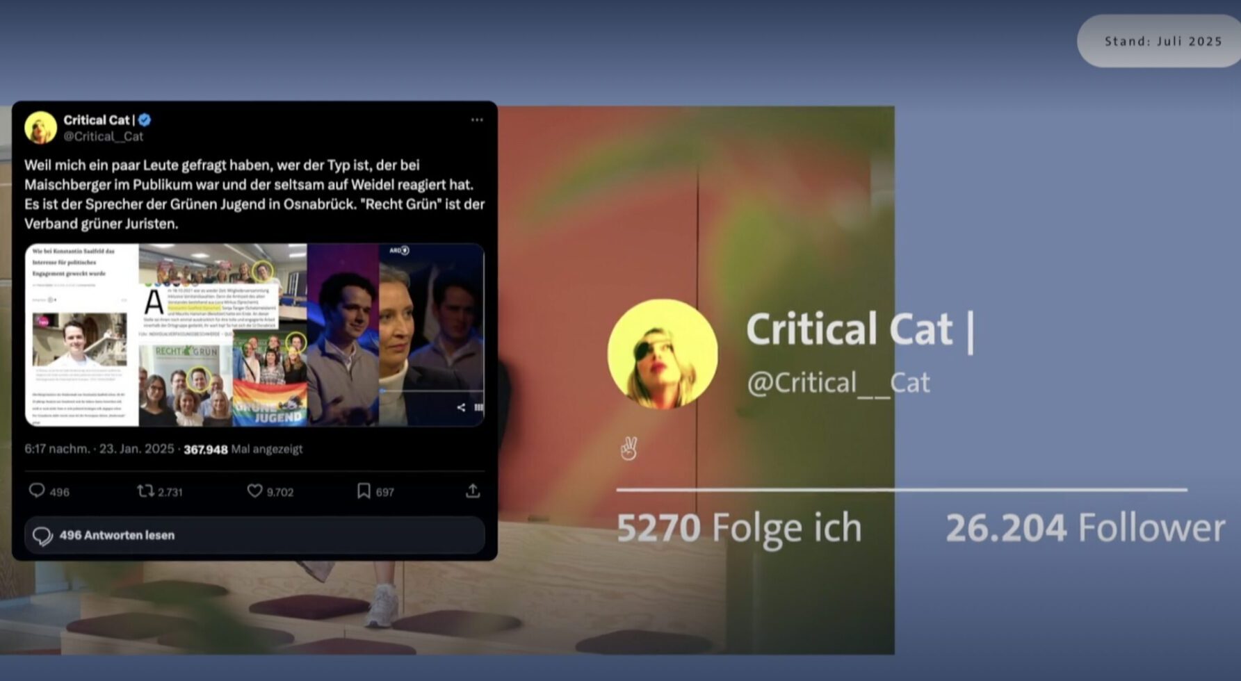 SWR stellt ÖRR-Kritik einer früheren Mitarbeiterin als „rechte Online ...